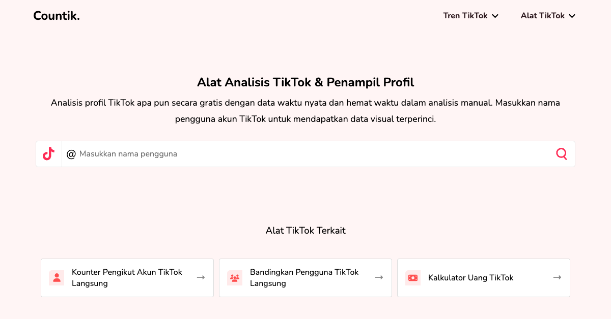 (@appfind.csv) TikTok Analitik & Penampil Profil - Countik